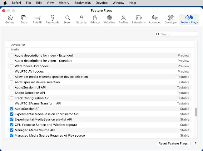 How to access advanced features in Safari using flags – RAWinfopages