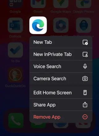Access hidden menus and functions in browsers on an iPhone – RAWinfopages