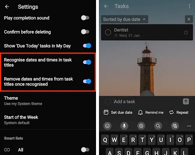 Use this Microsoft To Do shortcut to set task due dates – RAWinfopages